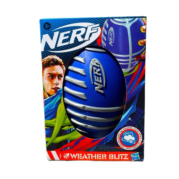 Nerf | Toys | Nerf Weather Blitz Football Bluegray Nib | Poshmark